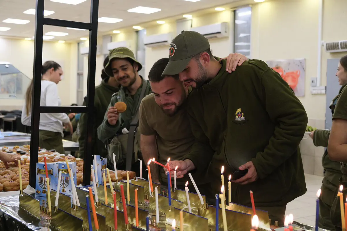 Watch: From Mt. Hermon to Gaza - IDF soldiers light the menorah ...