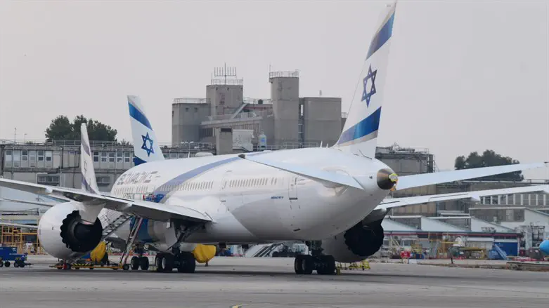 El Al pilot lands in London during storm Eunice | Israel National News