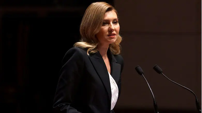 Israel’s First Lady Michal Herzog speaks with Ukrainian First Lady ...