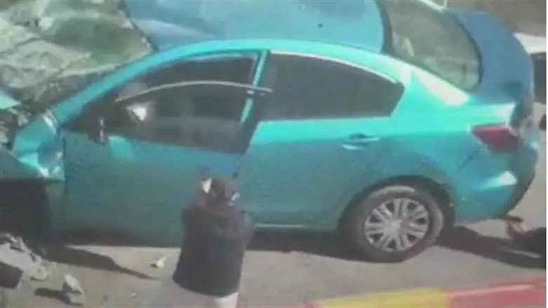 Watch: Ramot ramming terrorist neutralized | Israel National News