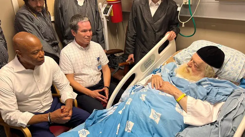 'Get well soon, my friend' | New York Mayor Eric Adams visits ...