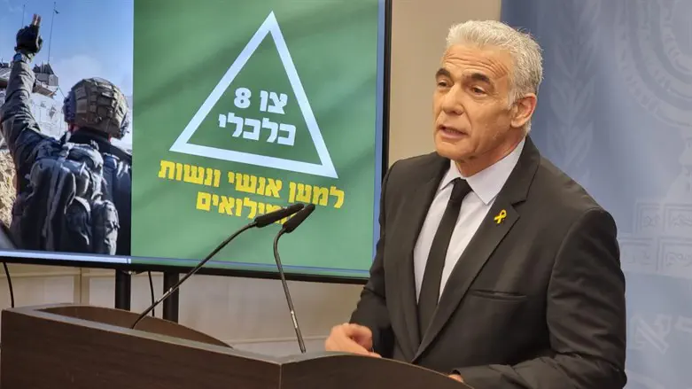 Lapid responds to Arutz Sheva's question: I do not trust the government ...