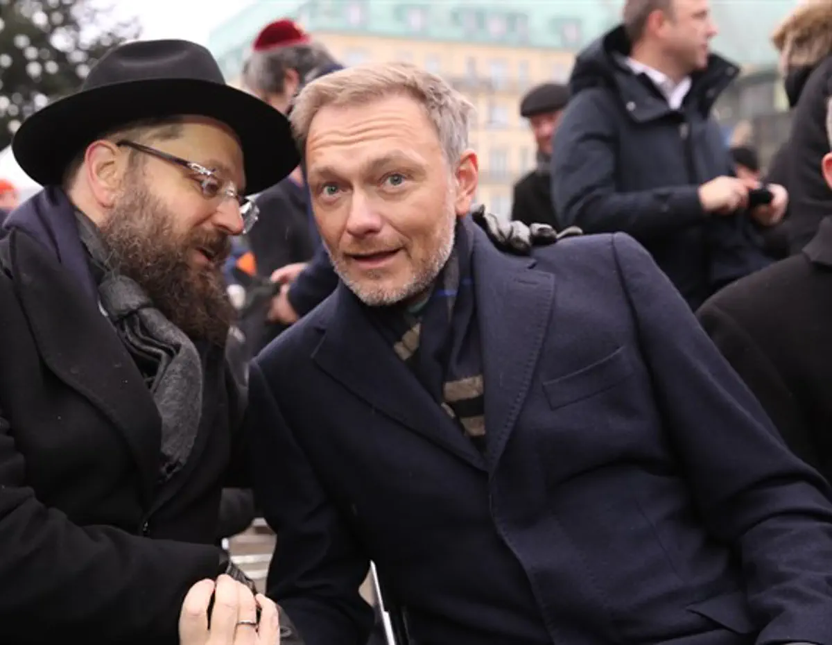 German Finance Minister: I learned from the light of Hanukkah that ...