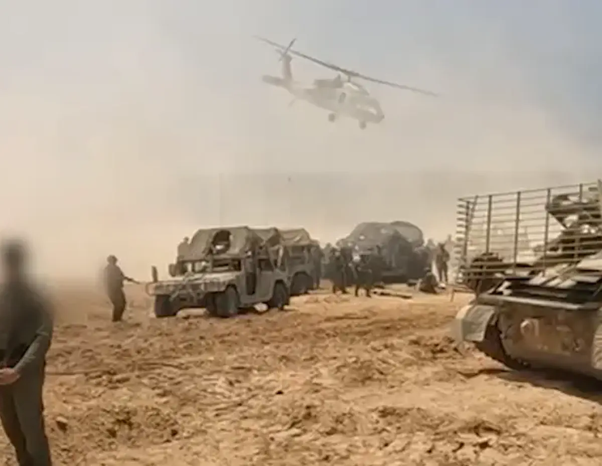 Helmet-cam footage: Shayetet 13 commandos escort rescued hostages to ...