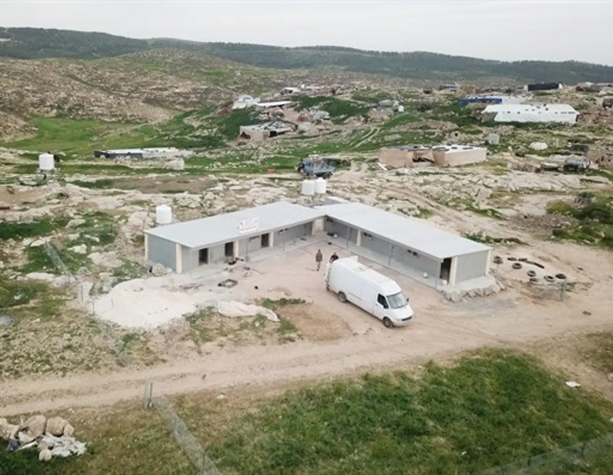 EU-funded illegal Arab outpost expanding on archaeological site ...