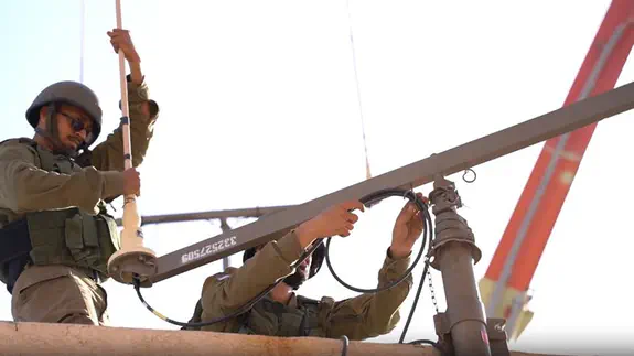 IDF restoring the observation posts IDF Spokesman