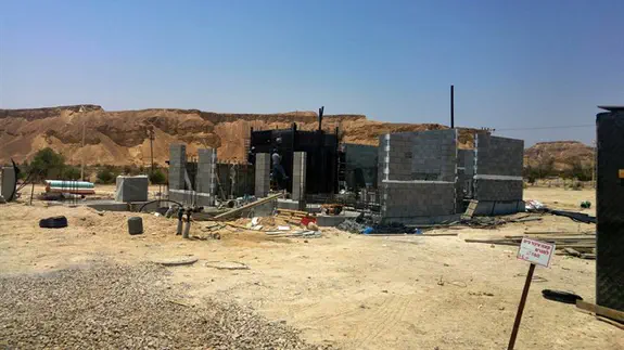 Building the new village in the Arava Press Release