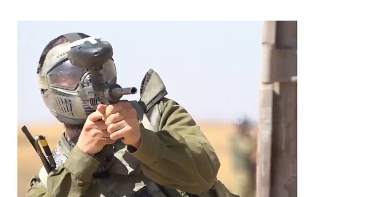 Watch: IDF troops training with paintball guns | Israel National News ...