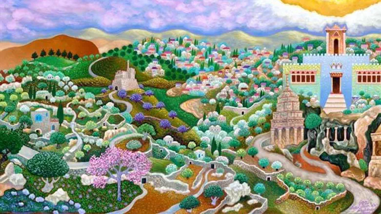 Painting the future: Baruch Nachshon, holy artist | Israel National ...